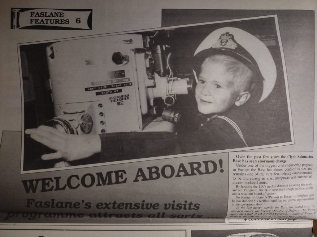 UK MOD, Faslane features - Nuclear Information Service