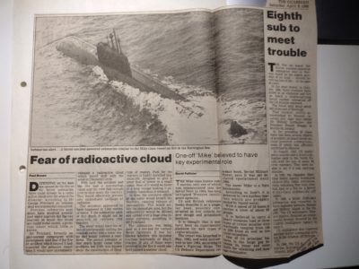 Guardian, Fear of radioactive cloud - Nuclear Information Service